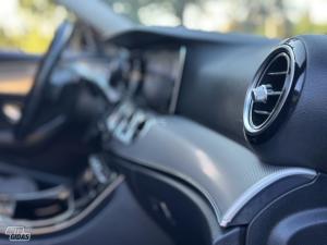Black Mercedes-Benz E 220 2018 in Kaunas, with an engine capacity of 2.00 L and mileage of 388 thousand km for 10999 €, photo 29 on AUTOMOTO.COM.LV