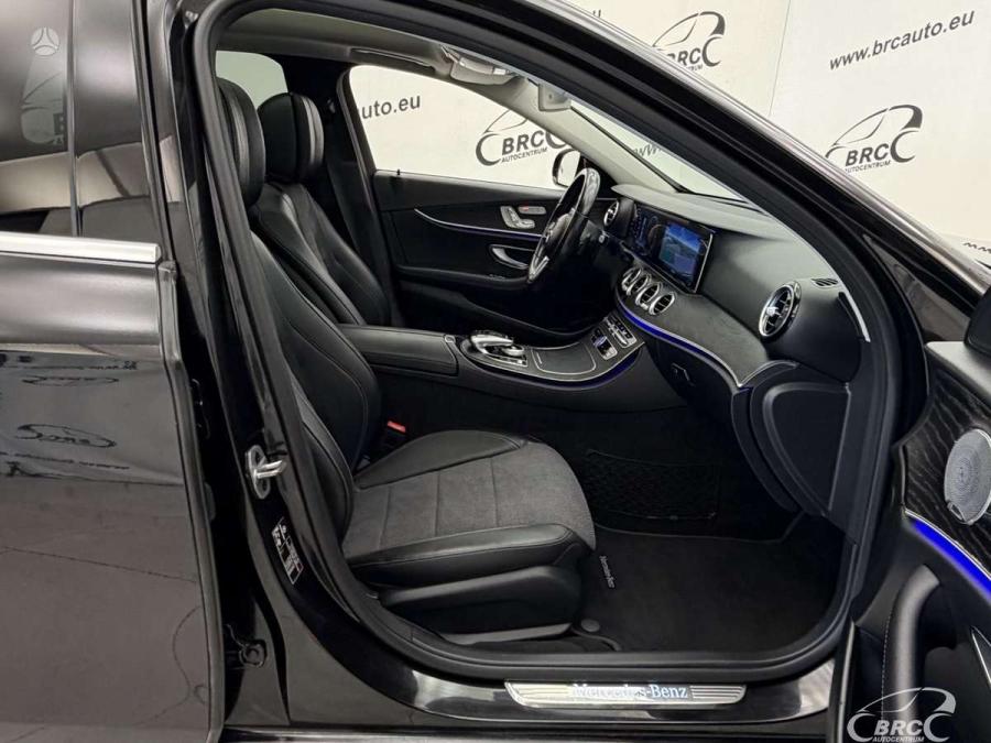 Melns Mercedes-Benz E 220 2018 Viļņa, ar dzinēja tilpumu 1.95 L un nobraukumu 224 tūkst. km par 16200 €, foto 6 vietnē AUTOMOTO.COM.LV