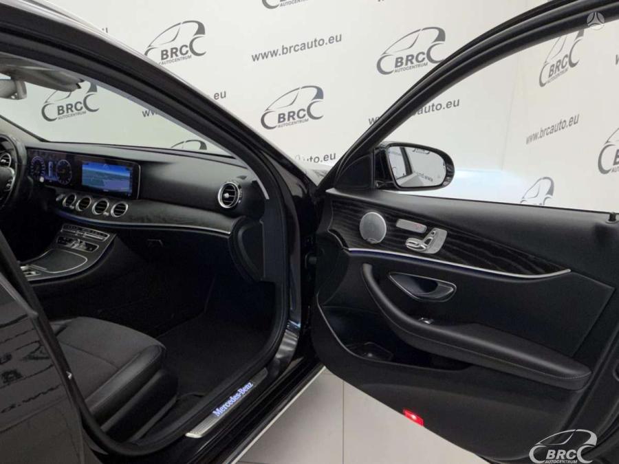 Melns Mercedes-Benz E 220 2018 Viļņa, ar dzinēja tilpumu 1.95 L un nobraukumu 224 tūkst. km par 16200 €, foto 10 vietnē AUTOMOTO.COM.LV