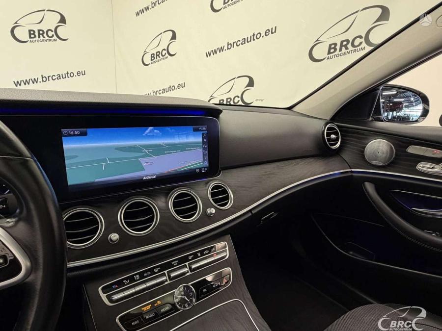 Melns Mercedes-Benz E 220 2018 Viļņa, ar dzinēja tilpumu 1.95 L un nobraukumu 224 tūkst. km par 16200 €, foto 30 vietnē AUTOMOTO.COM.LV