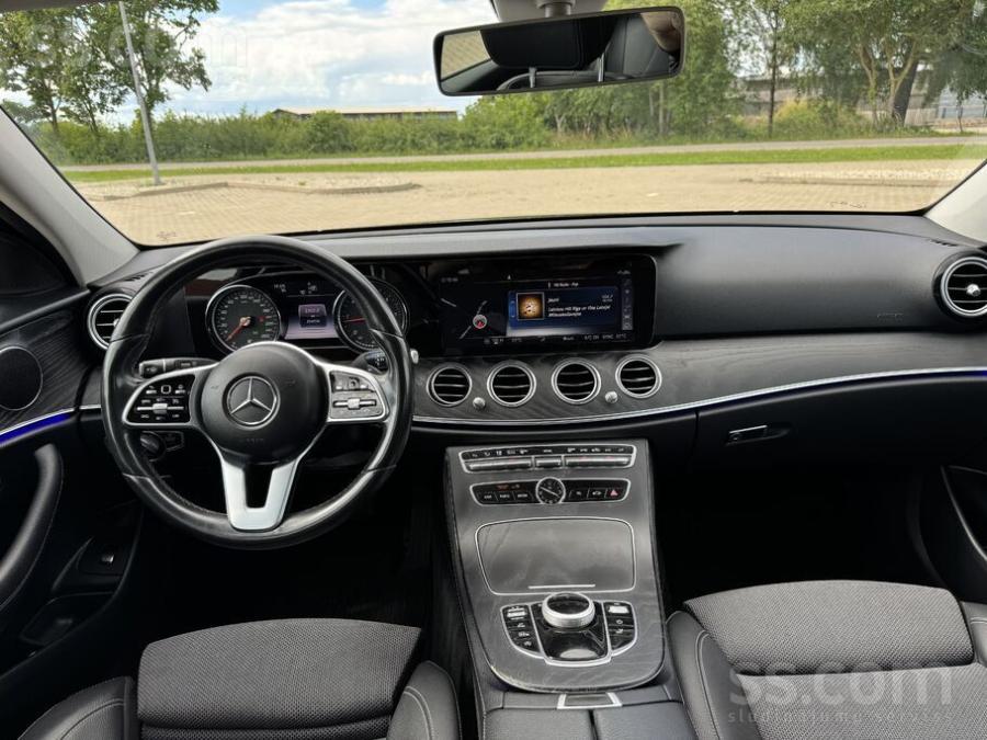 Black Mercedes-Benz E 220 2019 in Cesis, with an engine capacity of 2.00 L and mileage of 205 thousand km for 18900 €, photo 21 on AUTOMOTO.COM.LV
