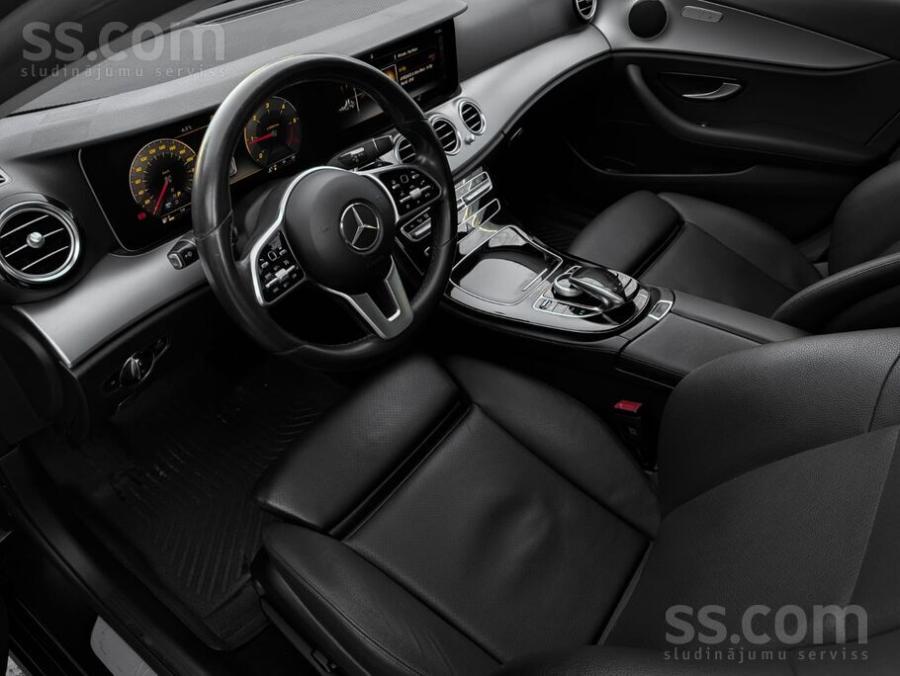 Black Mercedes-Benz E 220 2020 in Jurmala, with an engine capacity of 2.00 L and mileage of 0 thousand km for 10950 €, photo 8 on AUTOMOTO.COM.LV