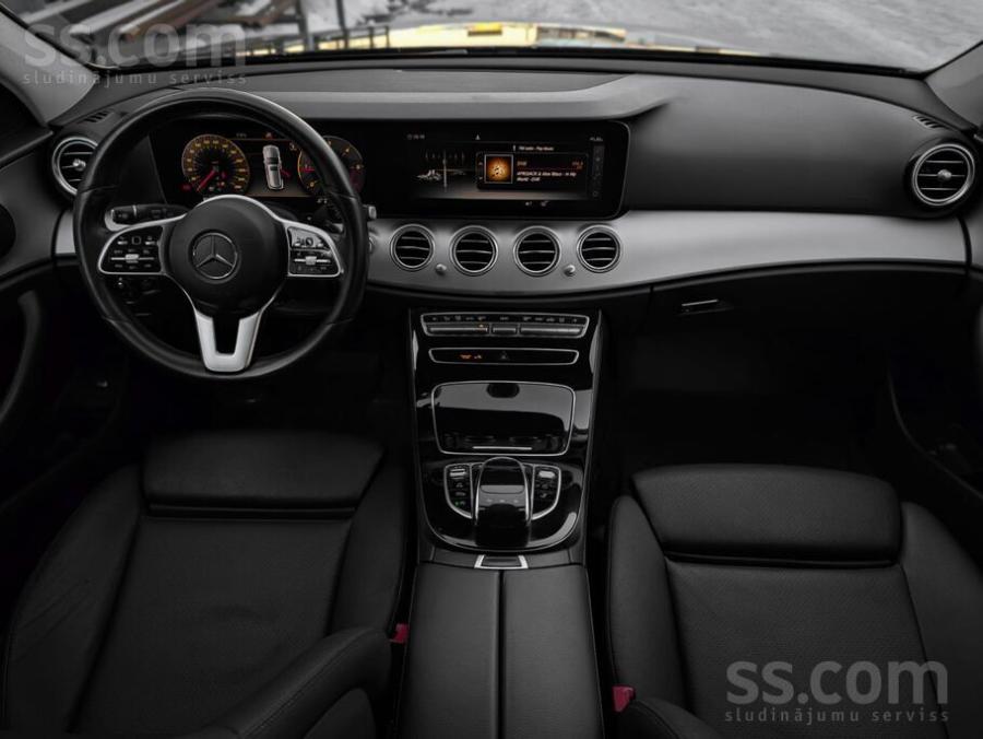 Black Mercedes-Benz E 220 2020 in Jurmala, with an engine capacity of 2.00 L and mileage of 0 thousand km for 10950 €, photo 11 on AUTOMOTO.COM.LV