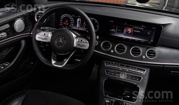 Black Mercedes-Benz E 220 2020 in Riga, with an engine capacity of 2.00 L and mileage of 224 thousand km for 16950 €, photo 10 on AUTOMOTO.COM.LV