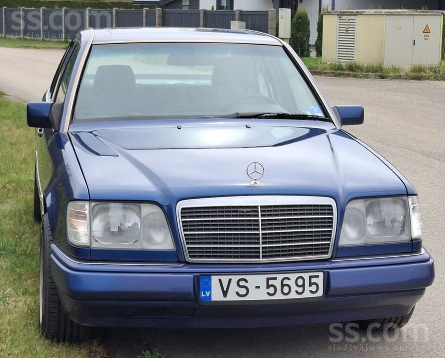 Синий Мерседес E 220 1994 в Рига, объемом двигателя 2.20 л и пробегом 214 тыс. км за 5900 €, фото 21 на AUTOMOTO.COM.LV