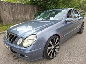 Blue Mercedes-Benz E 220 2003 in Daugavpils, with an engine capacity of 2.20 L and mileage of 334 thousand km for 2400 €, photo 7 on AUTOMOTO.COM.LV