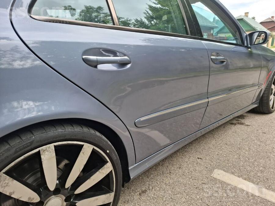 Blue Mercedes-Benz E 220 2003 in Daugavpils, with an engine capacity of 2.20 L and mileage of 334 thousand km for 2400 €, photo 14 on AUTOMOTO.COM.LV
