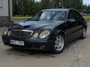 Zils Mercedes-Benz E 220 2004 Rokiškis, ar dzinēja tilpumu 2.15 L un nobraukumu 360 tūkst. km par 1150 €, foto  vietnē AUTOMOTO.COM.LV