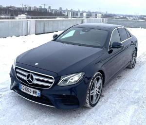 Zils Mercedes-Benz E 220 2017 Viļņa, ar dzinēja tilpumu 1.95 L un nobraukumu 293 tūkst. km par 14300 €, foto  vietnē AUTOMOTO.COM.LV
