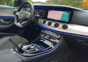 Blue Mercedes-Benz E 220 2018 in Marijampole, with an engine capacity of 1.95 L and mileage of 175 thousand km for 18000 €, photo 4 on AUTOMOTO.COM.LV