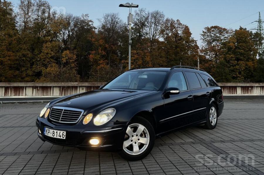 Синий Мерседес E 220 2003 в Рига, объемом двигателя 2.20 л и пробегом 500 тыс. км за 2400 €, фото 4 на AUTOMOTO.COM.LV