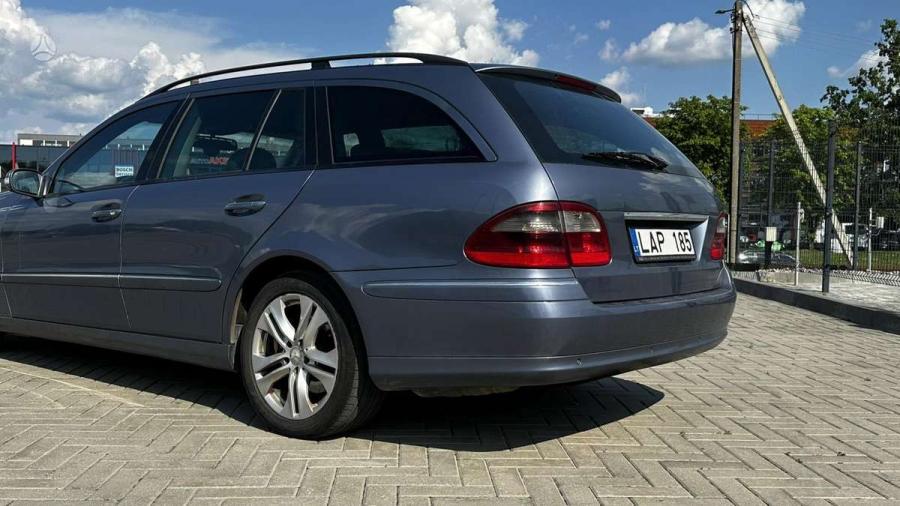 Blue Mercedes-Benz E 220 2004 in Kaunas, with an engine capacity of 2.15 L and mileage of 600 thousand km for 2100 €, photo 7 on AUTOMOTO.COM.LV