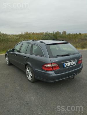 Blue Mercedes-Benz E 220 2005 in Jelgava, with an engine capacity of 2.20 L and mileage of 389 thousand km for 3100 €, photo 7 on AUTOMOTO.COM.LV