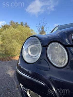 Blue Mercedes-Benz E 220 2006 in Cesis, with an engine capacity of 2.20 L and mileage of 454 thousand km for 2500 €, photo 6 on AUTOMOTO.COM.LV
