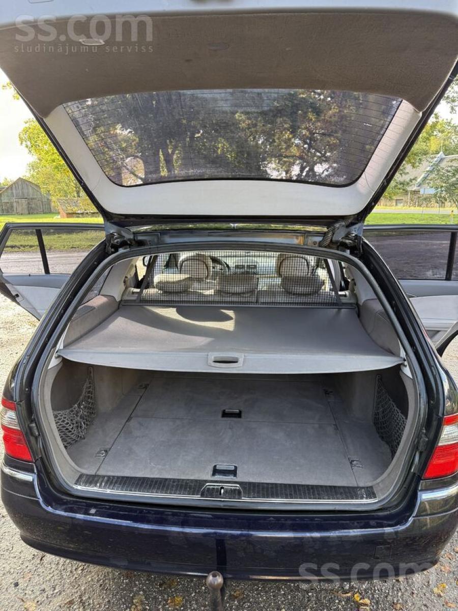 Blue Mercedes-Benz E 220 2006 in Cesis, with an engine capacity of 2.20 L and mileage of 454 thousand km for 2500 €, photo 8 on AUTOMOTO.COM.LV