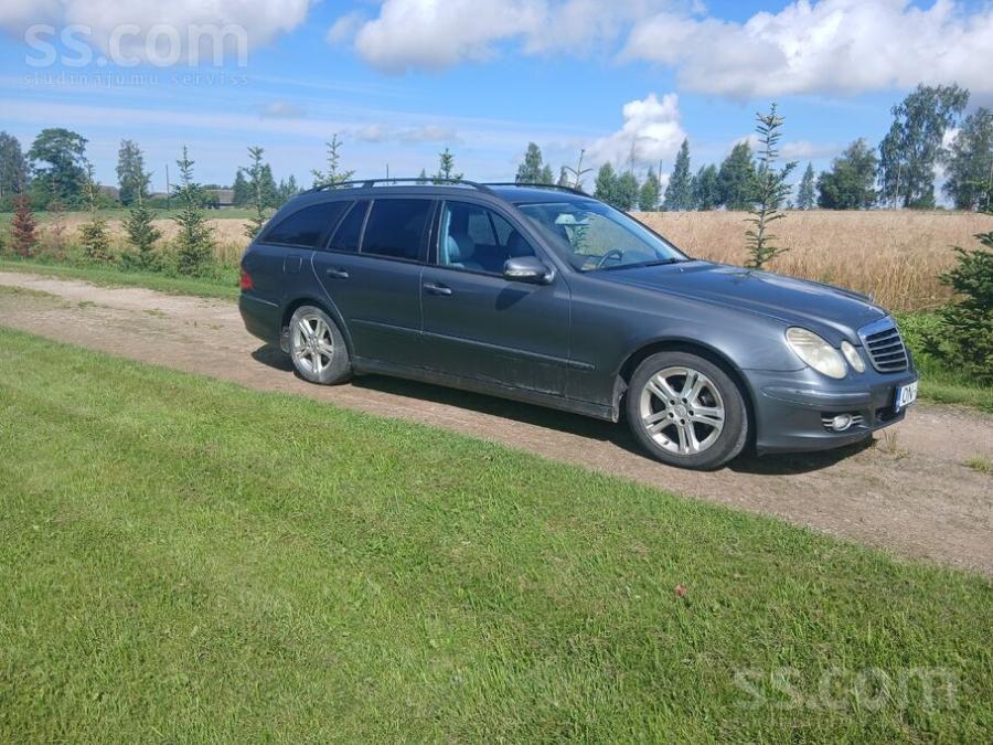 Синий Мерседес E 220 2007 в Екабпилс, объемом двигателя 2.20 л и пробегом 340 тыс. км за 2700 €, фото 1 на AUTOMOTO.COM.LV