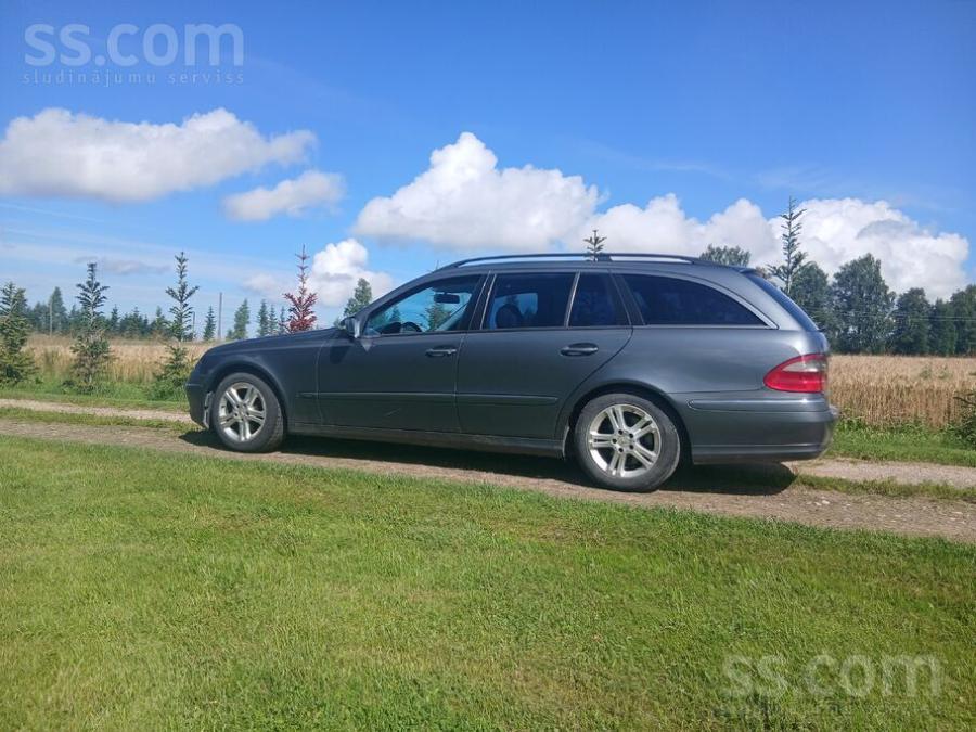 Синий Мерседес E 220 2007 в Екабпилс, объемом двигателя 2.20 л и пробегом 340 тыс. км за 2700 €, фото 3 на AUTOMOTO.COM.LV
