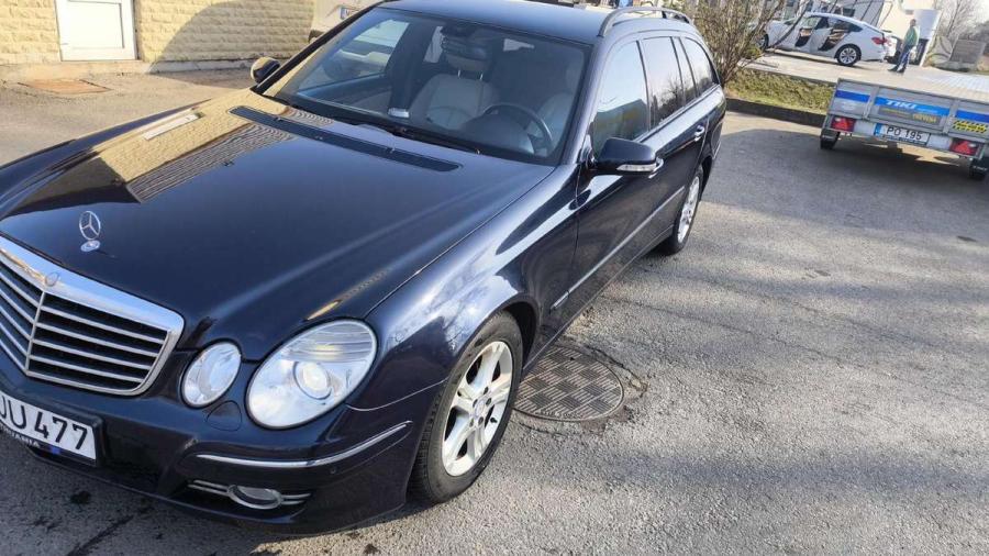 Zils Mercedes-Benz E 220 2008 Klaipėda, ar dzinēja tilpumu 2.15 L un nobraukumu 340 tūkst. km par 3400 €, foto 8 vietnē AUTOMOTO.COM.LV