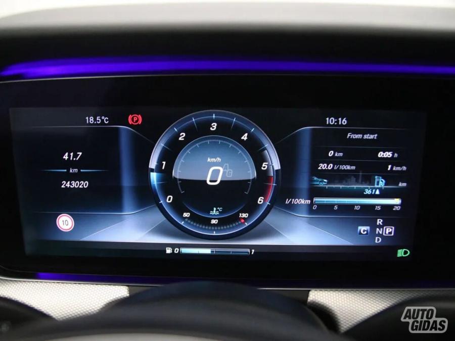 Синий Мерседес E 220 2017 в Вильнюс, объемом двигателя 2.00 л и пробегом 243 тыс. км за 17599 €, фото 20 на AUTOMOTO.COM.LV