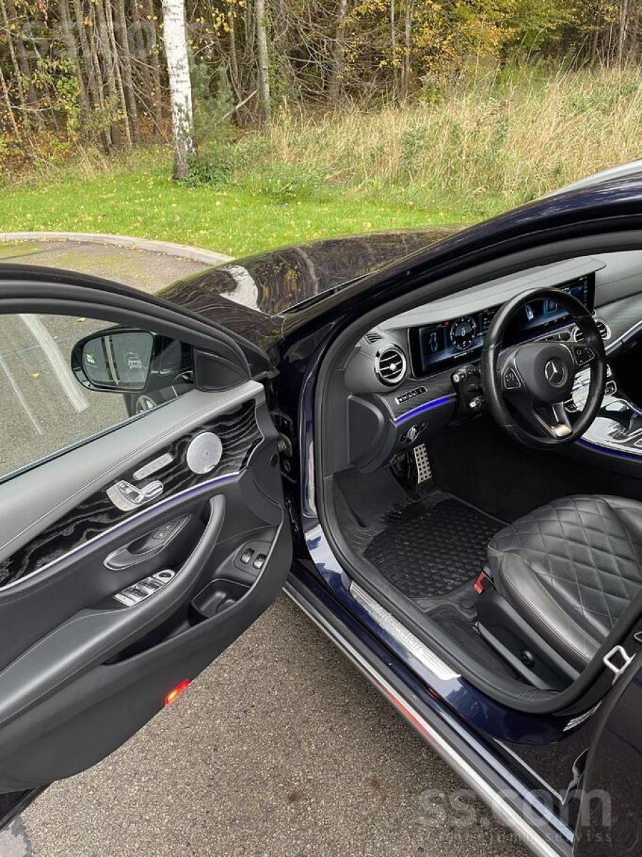 Zils Mercedes-Benz E 220 2017 Jūrmala, ar dzinēja tilpumu 2.00 L un nobraukumu 127 tūkst. km par 29750 €, foto 9 vietnē AUTOMOTO.COM.LV