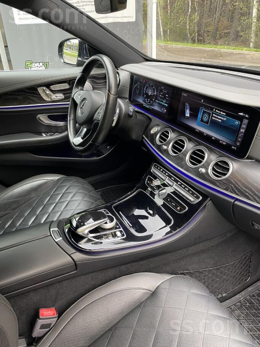 Zils Mercedes-Benz E 220 2017 Jūrmala, ar dzinēja tilpumu 2.00 L un nobraukumu 127 tūkst. km par 29750 €, foto 20 vietnē AUTOMOTO.COM.LV