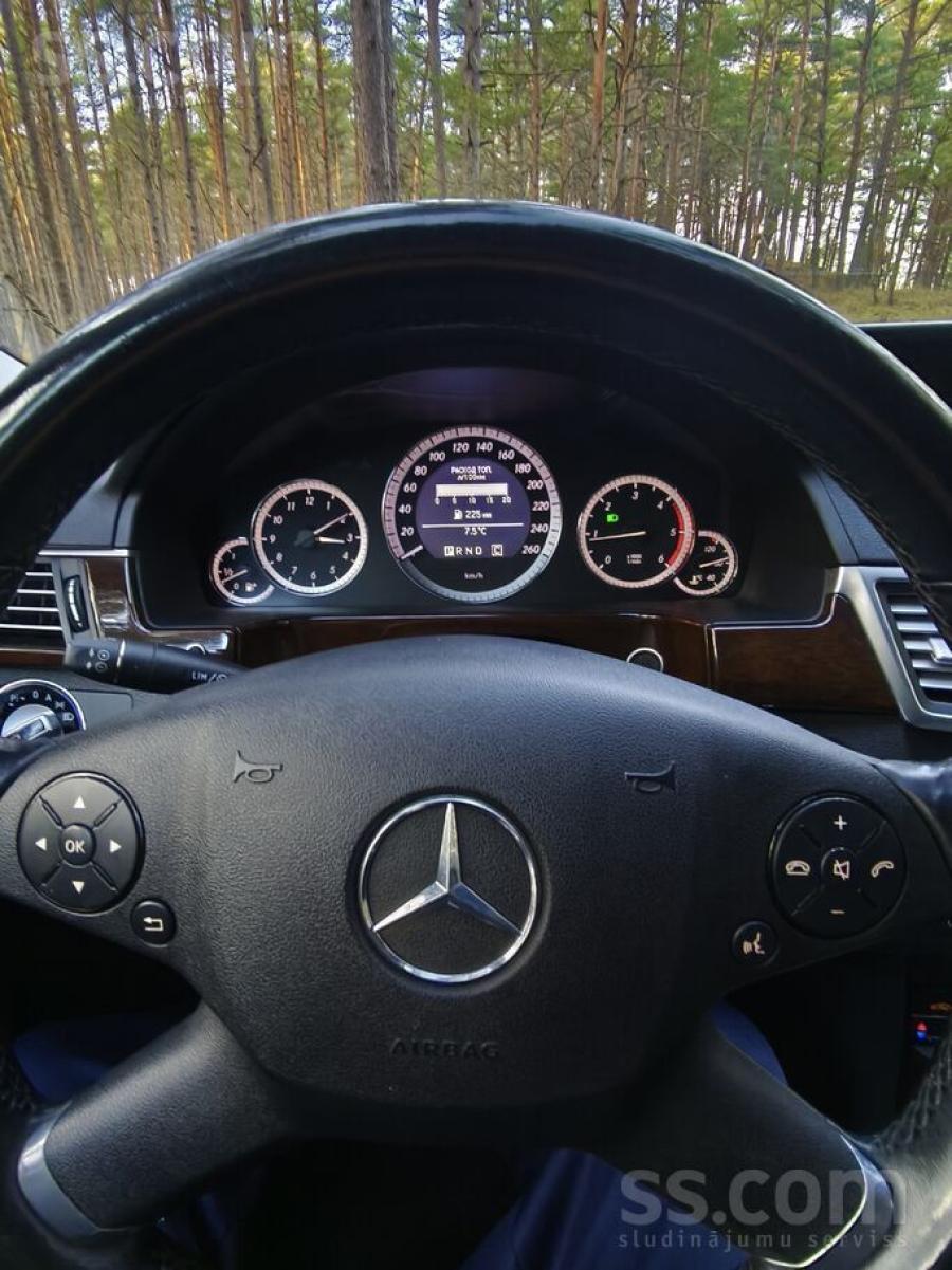 Brūns Mercedes-Benz E 220 2009 Jūrmala, ar dzinēja tilpumu 2.20 L un nobraukumu 268 tūkst. km par 5800 €, foto 19 vietnē AUTOMOTO.COM.LV