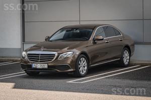 Brown Mercedes-Benz E 220 2016 in Riga, with an engine capacity of 2.00 L and mileage of 187 thousand km for 17500 €, photo  on AUTOMOTO.COM.LV