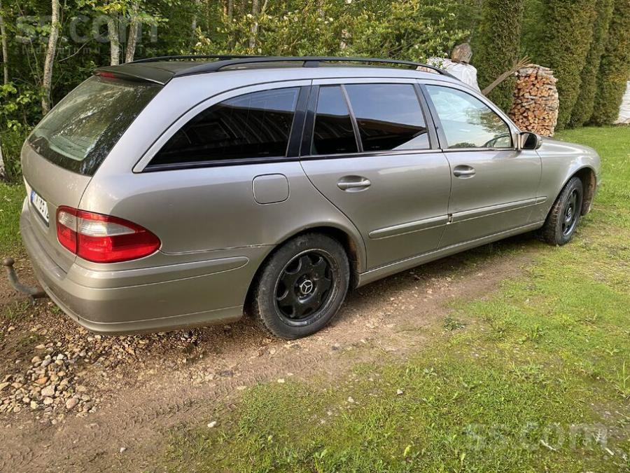 Brown Mercedes-Benz E 220 2004 in Balvi, with an engine capacity of 2.20 L and mileage of 386 thousand km for 1750 €, photo 9 on AUTOMOTO.COM.LV
