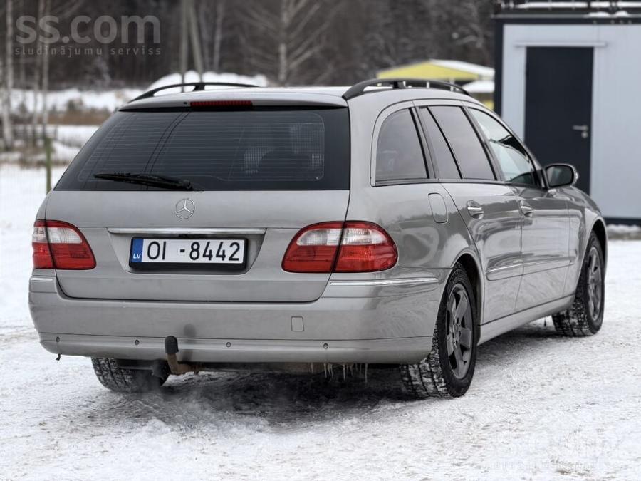 Brown Mercedes-Benz E 220 2004 in Ogre, with an engine capacity of 2.20 L and mileage of 248 thousand km for 3900 €, photo 5 on AUTOMOTO.COM.LV