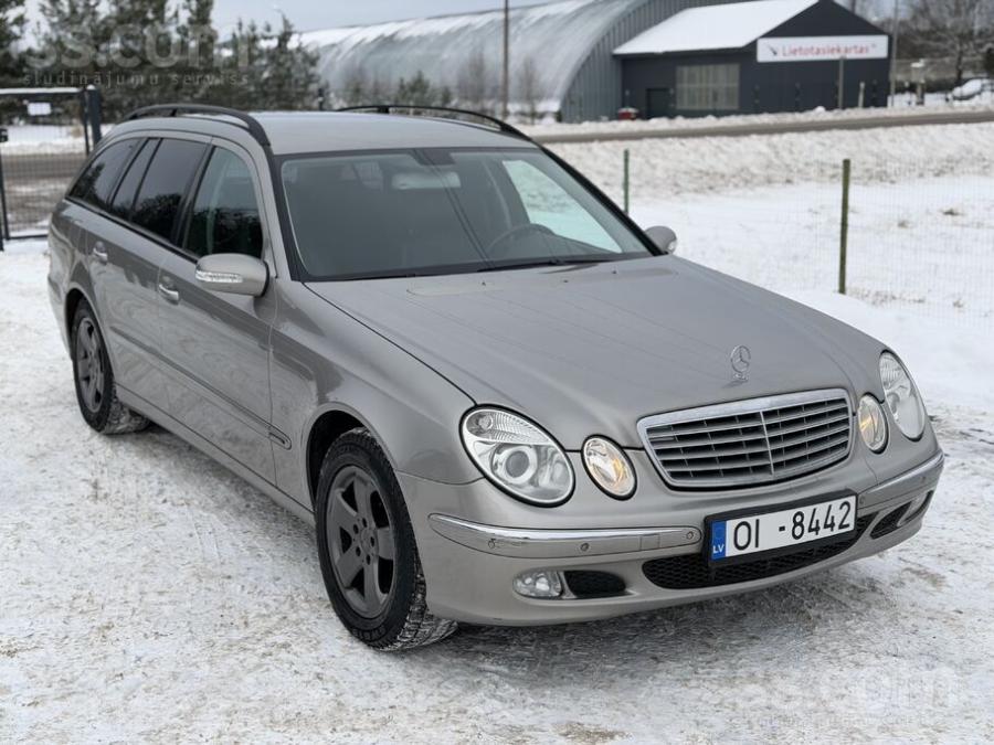 Brown Mercedes-Benz E 220 2004 in Ogre, with an engine capacity of 2.20 L and mileage of 248 thousand km for 3900 €, photo 6 on AUTOMOTO.COM.LV