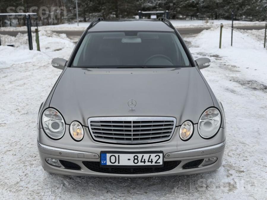 Brown Mercedes-Benz E 220 2004 in Ogre, with an engine capacity of 2.20 L and mileage of 248 thousand km for 3900 €, photo 7 on AUTOMOTO.COM.LV