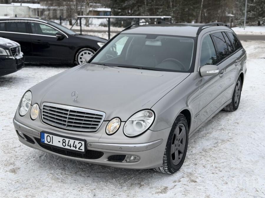 Brown Mercedes-Benz E 220 2004 in Ogre, with an engine capacity of 2.20 L and mileage of 248 thousand km for 3900 €, photo 8 on AUTOMOTO.COM.LV