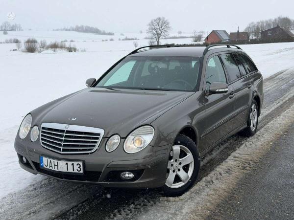 Brown Mercedes-Benz E 220 2006 in Prienai, with an engine capacity of 2.20 L and mileage of 362 thousand km for 2500 €, photo 2 on AUTOMOTO.COM.LV