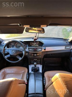 Brown Mercedes-Benz E 220 2010 in Jurmala, with an engine capacity of 2.20 L and mileage of 421 thousand km for 6100 €, photo 11 on AUTOMOTO.COM.LV