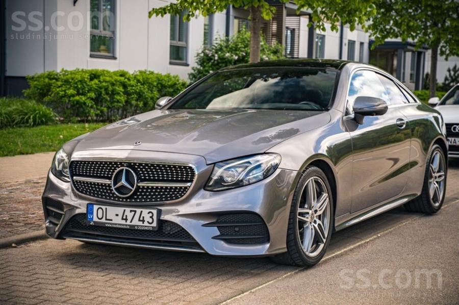 Pelēks Mercedes-Benz E 220 2017 Rīga, ar dzinēja tilpumu 2.00 L un nobraukumu 0 tūkst. km par 24990 €, foto 1 vietnē AUTOMOTO.COM.LV