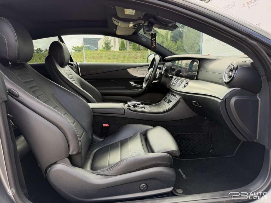 Grey Mercedes-Benz E 220 2017 in Taurage, with an engine capacity of 2.00 L and mileage of 209 thousand km for 22300 €, photo 17 on AUTOMOTO.COM.LV