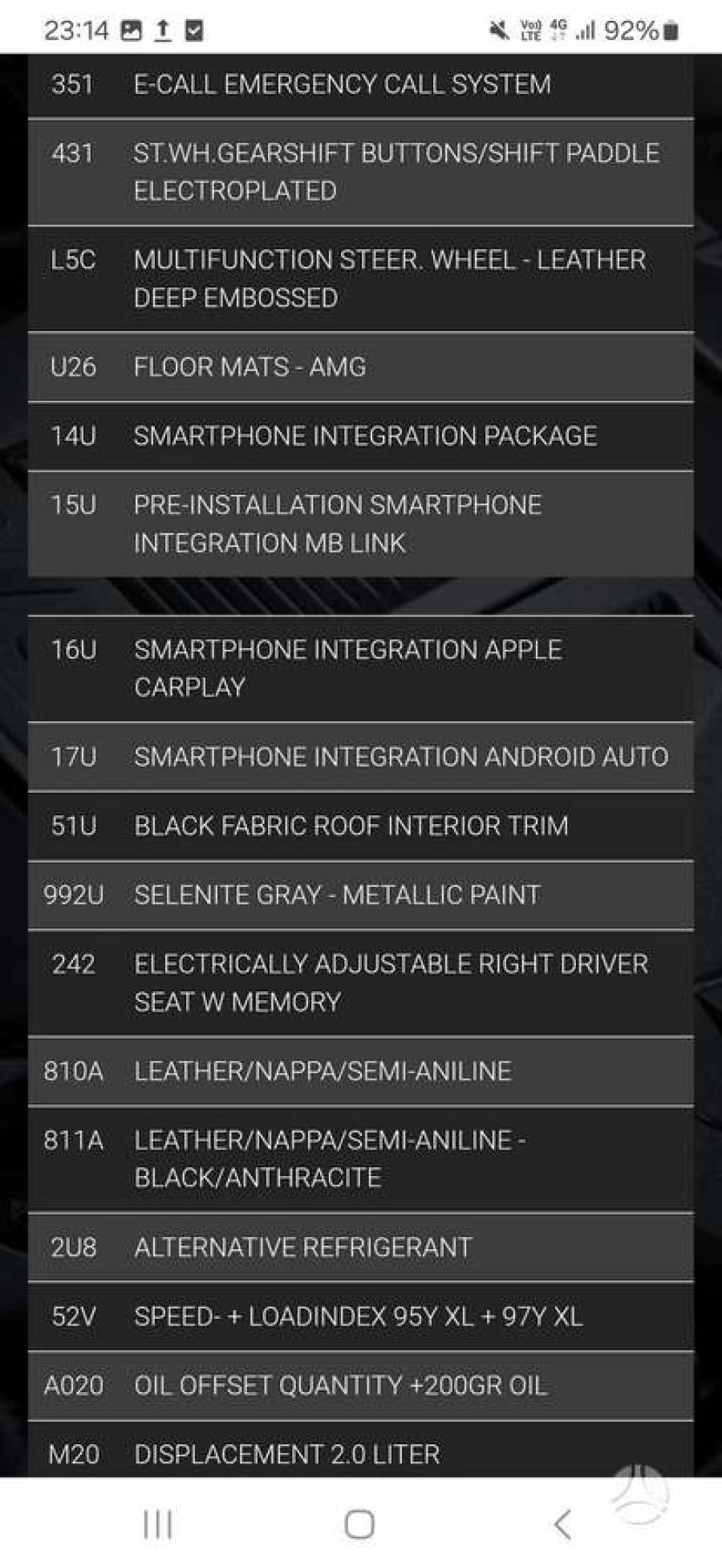 Серый Мерседес E 220 2018 в Таураге, объемом двигателя 2.00 л и пробегом 86 тыс. км за 13500 €, фото 11 на AUTOMOTO.COM.LV