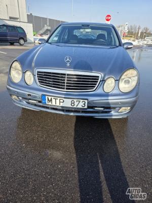 Grey Mercedes-Benz E 220 2002 in Kaunas, with an engine capacity of 2.10 L and mileage of 359 thousand km for 1700 €, photo  on AUTOMOTO.COM.LV