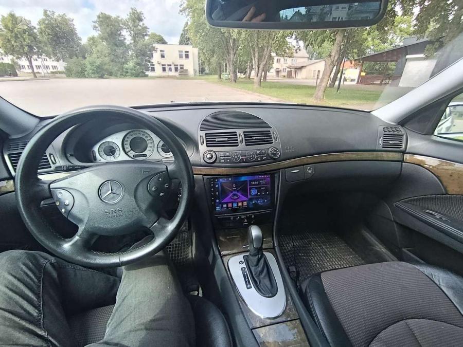Серый Мерседес E 220 2002 в Скуодас, объемом двигателя 2.15 л и пробегом 316 тыс. км за 1550 €, фото 7 на AUTOMOTO.COM.LV