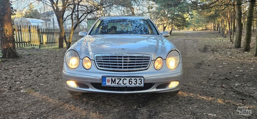 Pelēks Mercedes-Benz E 220 2004 Kauņa, ar dzinēja tilpumu 2.20 L un nobraukumu 385 tūkst. km par 2450 €, foto 1 vietnē AUTOMOTO.COM.LV