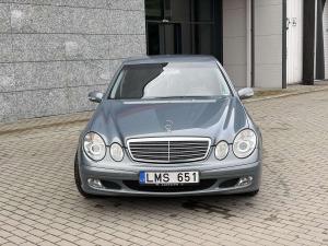 Grey Mercedes-Benz E 220 2004 in Klaipeda, with an engine capacity of 2.15 L and mileage of 264 thousand km for 2780 €, photo 11 on AUTOMOTO.COM.LV