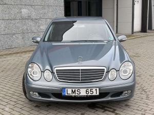 Grey Mercedes-Benz E 220 2004 in Klaipeda, with an engine capacity of 2.15 L and mileage of 264 thousand km for 2780 €, photo 12 on AUTOMOTO.COM.LV