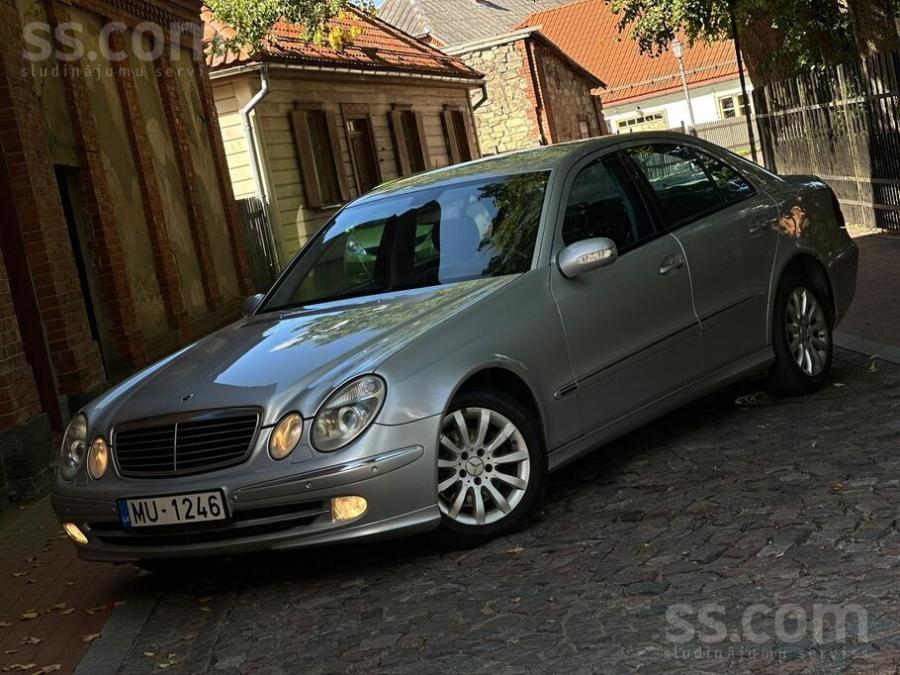 Pelēks Mercedes-Benz E 220 2004 Cēsis, ar dzinēja tilpumu 2.20 L un nobraukumu 396 tūkst. km par 2990 €, foto 5 vietnē AUTOMOTO.COM.LV