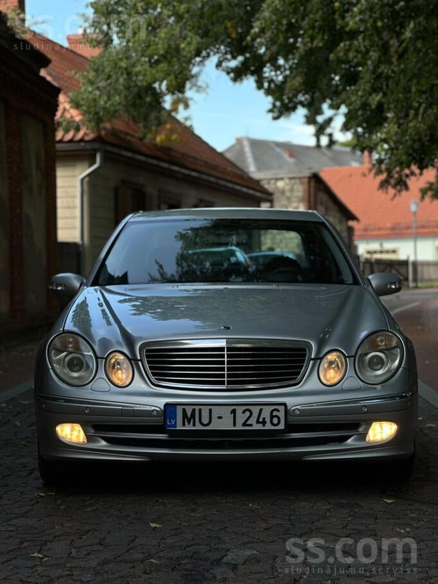 Pelēks Mercedes-Benz E 220 2004 Cēsis, ar dzinēja tilpumu 2.20 L un nobraukumu 396 tūkst. km par 2990 €, foto 6 vietnē AUTOMOTO.COM.LV