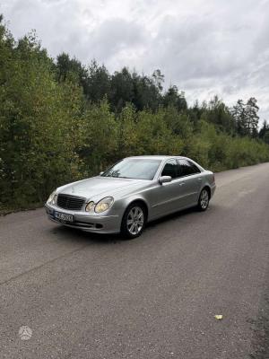 Grey Mercedes-Benz E 220 2004 in Vilnius, with an engine capacity of 2.15 L and mileage of 341 thousand km for 1400 €, photo  on AUTOMOTO.COM.LV