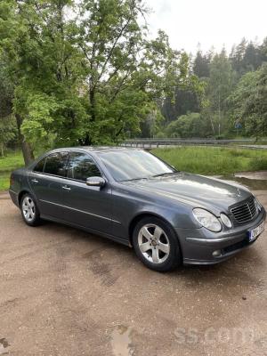 Grey Mercedes-Benz E 220 2005 in Cesis, with an engine capacity of 2.20 L and mileage of 402 thousand km for 1400 €, photo  on AUTOMOTO.COM.LV
