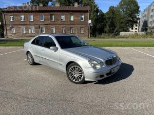 Grey Mercedes-Benz E 220 2006 in Riga, with an engine capacity of 2.20 L and mileage of 377 thousand km for 1500 €, photo  on AUTOMOTO.COM.LV