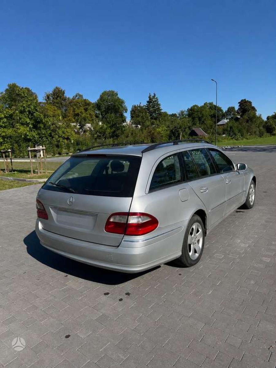 Pelēks Mercedes-Benz E 220 2006 Kauņa, ar dzinēja tilpumu 2.15 L un nobraukumu 3 tūkst. km par 1399 €, foto 5 vietnē AUTOMOTO.COM.LV