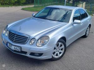 Grey Mercedes-Benz E 220 2006 in Vilnius, with an engine capacity of 2.15 L and mileage of 390 thousand km for 4200 €, photo  on AUTOMOTO.COM.LV