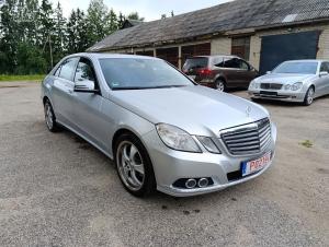Grey Mercedes-Benz E 220 2009 in Sirvintos, with an engine capacity of 2.20 L and mileage of 280 thousand km for 6999 €, photo 4 on AUTOMOTO.COM.LV